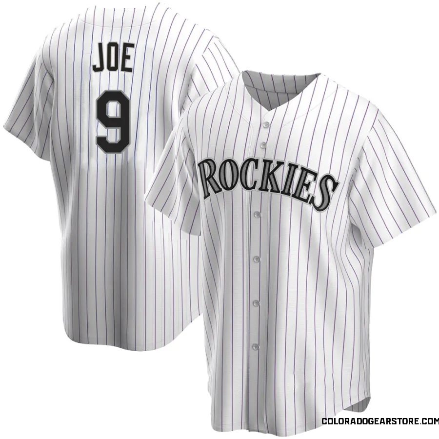 Replica Men's Connor Joe Colorado Rockies Home Jersey - White ...